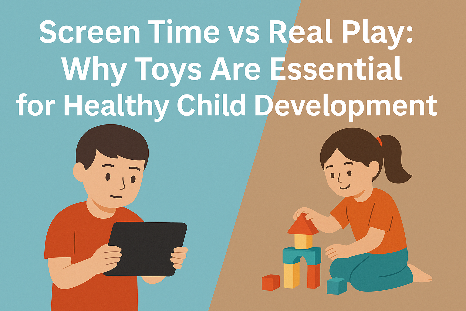 Screen Time vs Real Play: Why Toys Are Essential for Healthy Child Dev ...