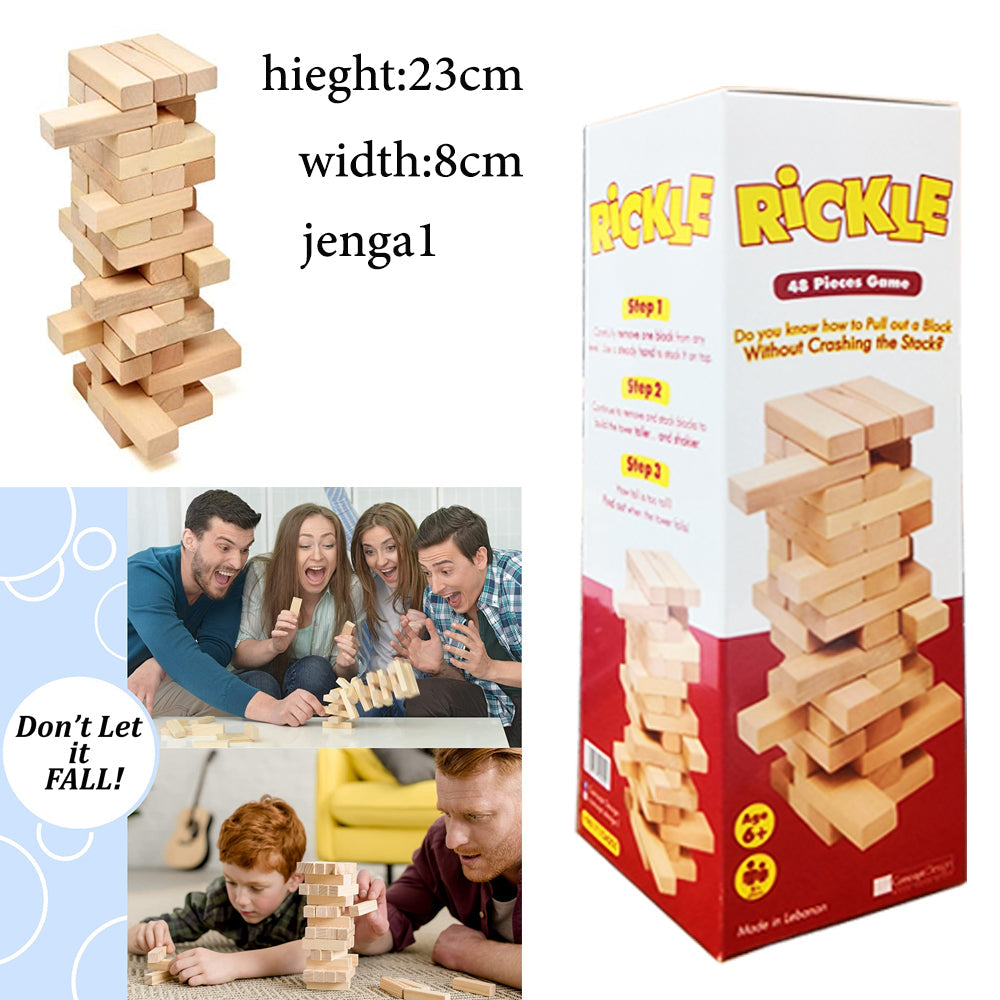 Jenga Wooden Stacking Game – Kabalan toy center